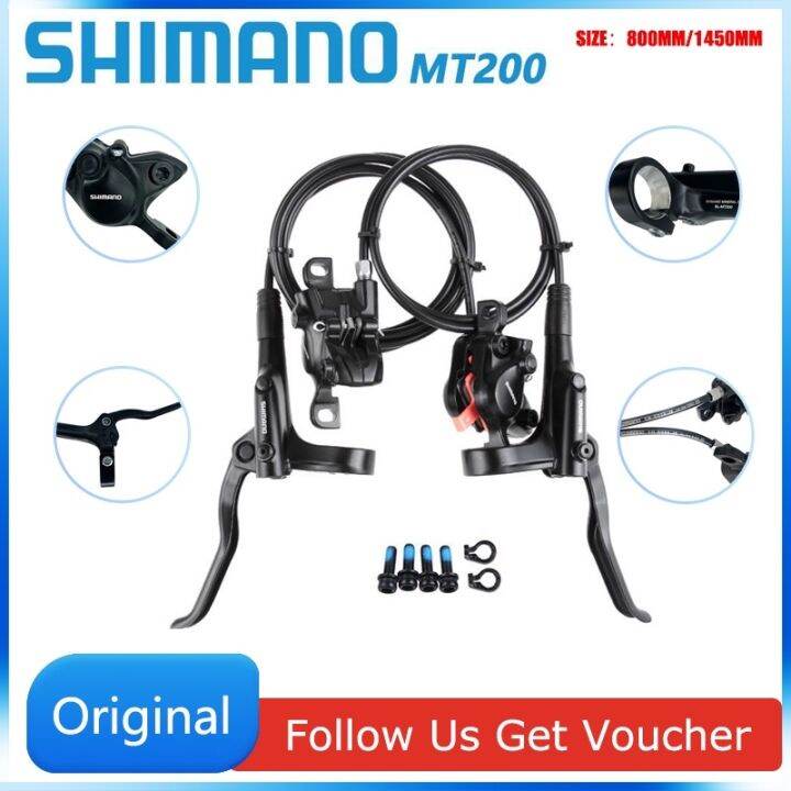 Shimano Original MT200 MT201 M315 MTB Bike Hydraulic Disc Brake Set ...