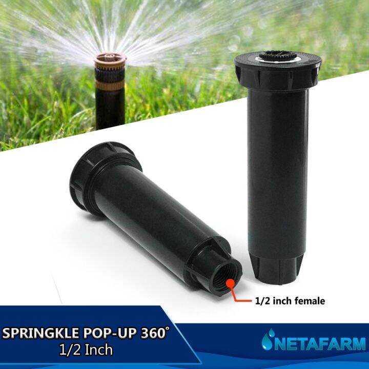 Sprinkler Pop-Up Auto Rotating 360° 1/2" 1804 SAM - 1 Pcs | Lazada ...