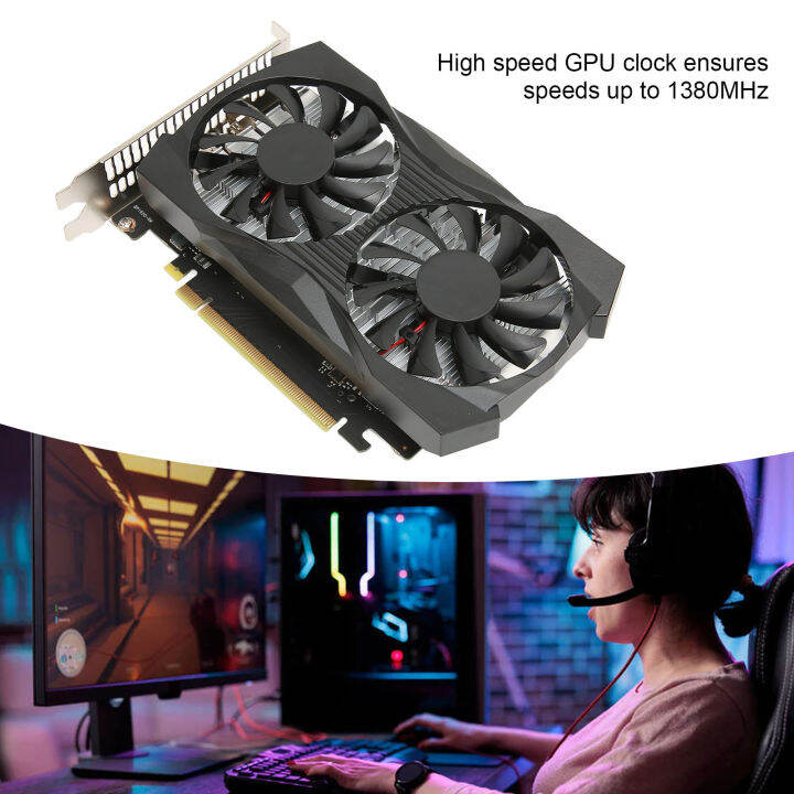 4GB Graphics Card 4GB GDDR5 Gaming Graphics Card 1380MHz GPU With Dual ...