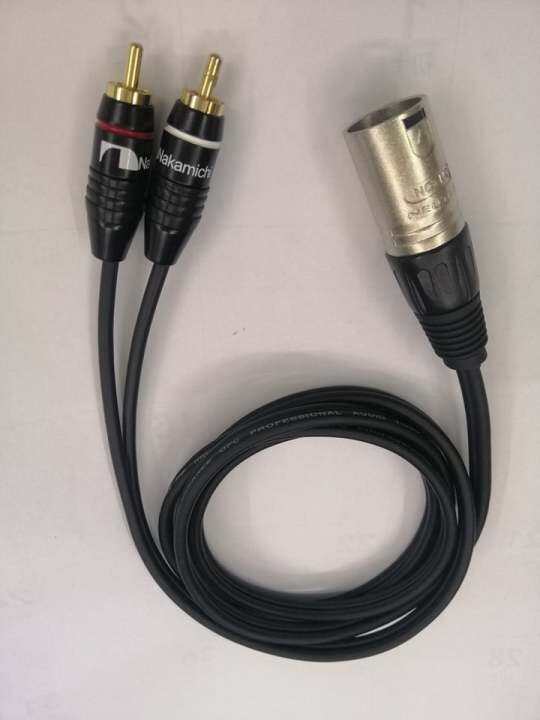 XLR Male to 2 RCA Plug Cable 1.5 meters | Lazada PH
