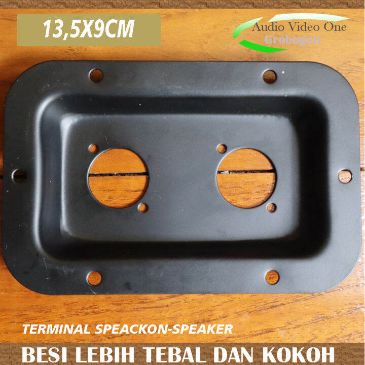 Terminal Speakon Kotak BMA Besi Tebal Ukuran 13,5X9cm Tempat Panel Jack ...
