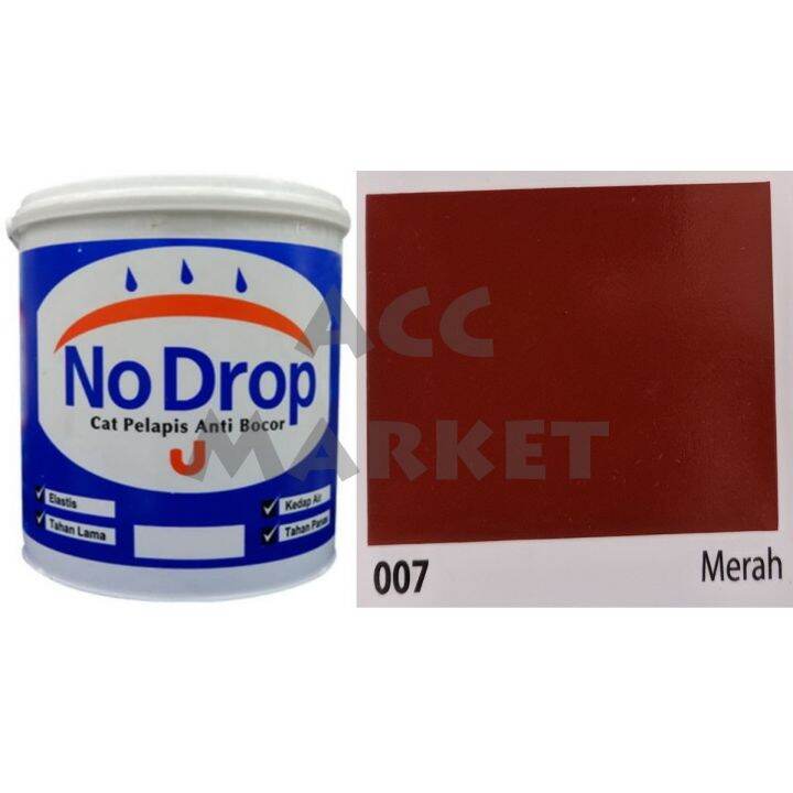 Cat Tembok Dinding 4Kg No Drop Warna Merah Nodrop | Lazada Indonesia
