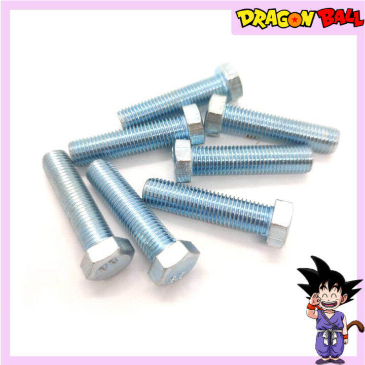 M10 X 40MM HEX HEAD SCREW SKRU SAIZ 17 COMMON PETAK PANJANG 4.0CM ...
