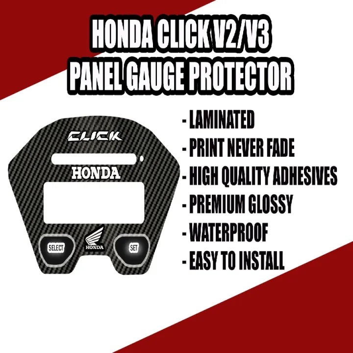 Honda Click Full Panel Gauge Protector / Motorcycle Accessories ...