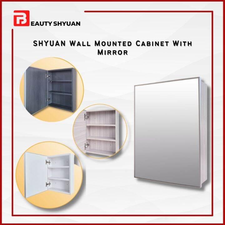SHYUAN Wall Cabinet Bathroom Cabinet Bathroom Mirror Cabinet Makeup ...