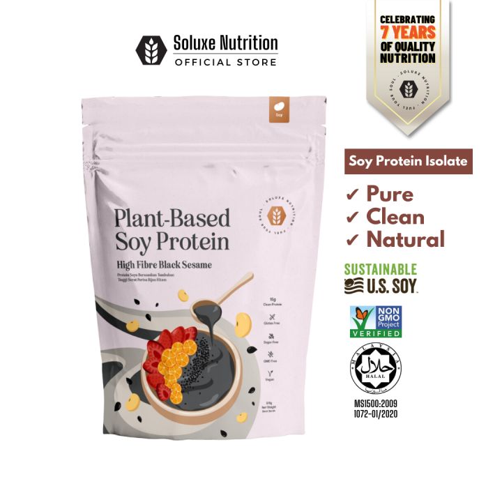 Soy Protein Isolate - High Fibre Black Sesame | Lazada