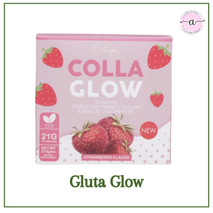 🍓COLLA GLOW BY MISTIQUE Colla-Glow contains 5,000mg of Hydrolyzed ...