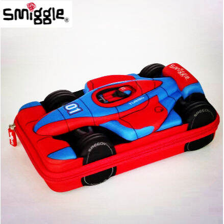 ล่าสุด Smiggle racing Cars กล่องดินสอ กล่องเก็บเครื่องเขียน แบบแข็ง ...