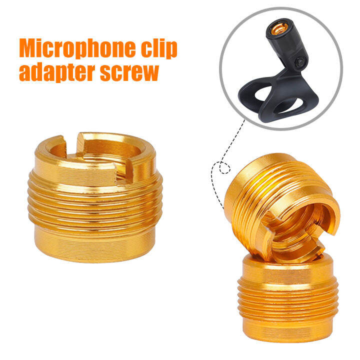 2pcs Microphone Screw Adapter Thread Female 38 to Male 58 Screw Adapter ...