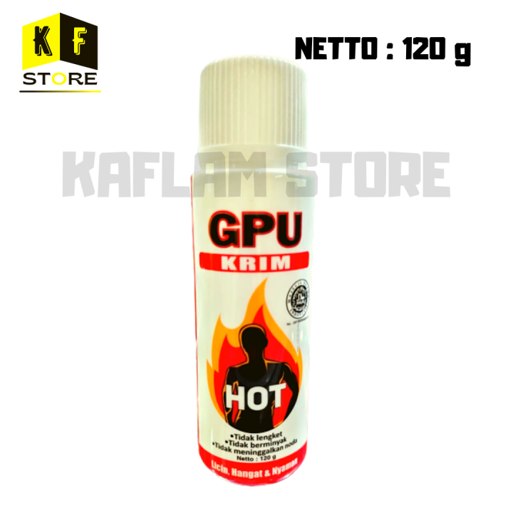 GPU CREAM HOT 120g //KRIM PEGAL DAN NYERI OTOT | Lazada Indonesia