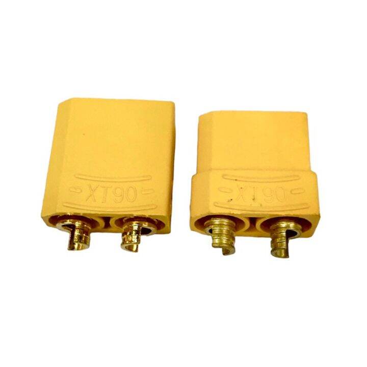 connector XT-90 ขั้วแบตเตอร์รี่ ขั้วเชื่อมต่อสายไฟ คอนเนคเตอร์ 2Pผู้ ...