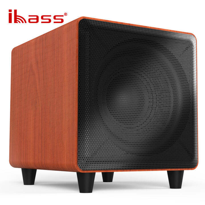 ibass10Inch Active Subwoofer Audio with Echo Wall Power Amplifier ...