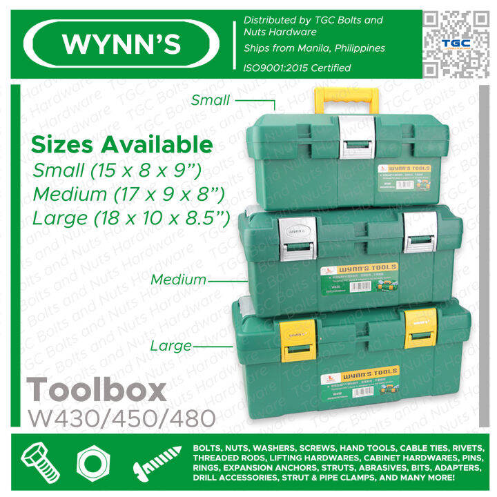 Wynns Tool Box Small, Medium, Large TGC | Lazada PH