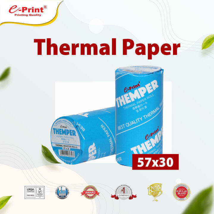 E-Print Struk Kasir/Kertas Parkir/Thermal Paper/Themper/ Ukuran 57 x ...