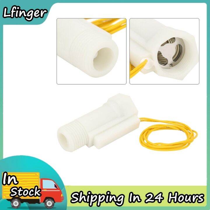 Plastic Water Flow Sensor Switch Piston Type G1/2in Male/Female Thread ...