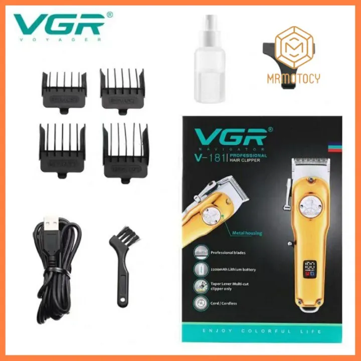 ใครยังไม่ลอง ถือว่าพลาดมาก !! ปัตตาเลี่ยนตัดผมไร้สายVGR-V181 ปัตตา ...