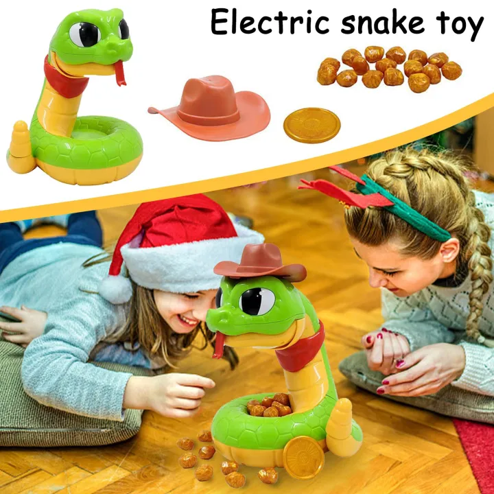 Electric Rattlesnake Tricky Toy Colorful Realistic Scary Party Hand ...