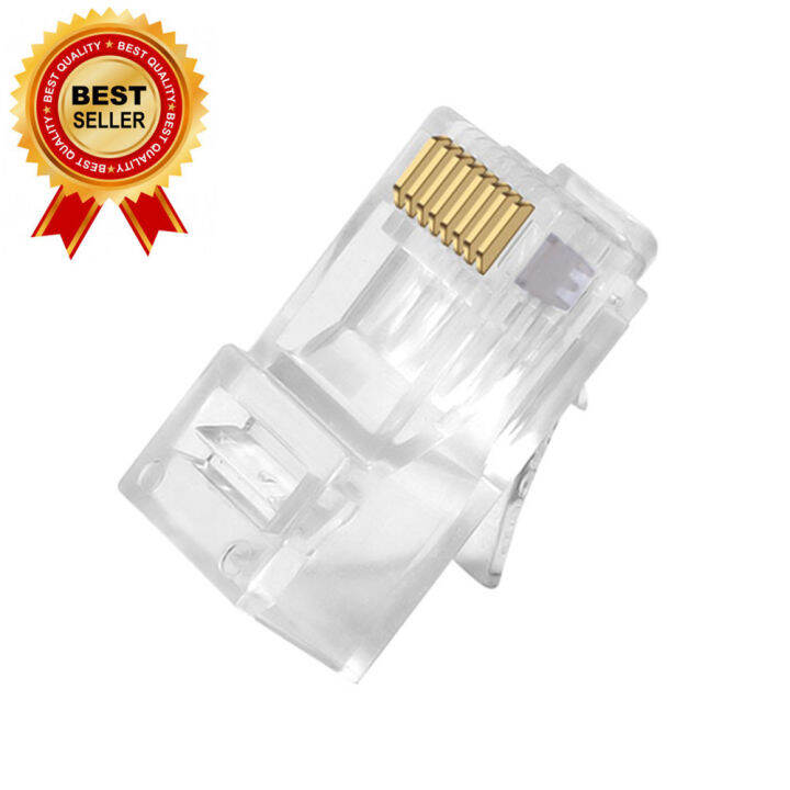 READY STOCK Crystal Head Network Cable Line Cat6 Cat5e Modular Plug ...