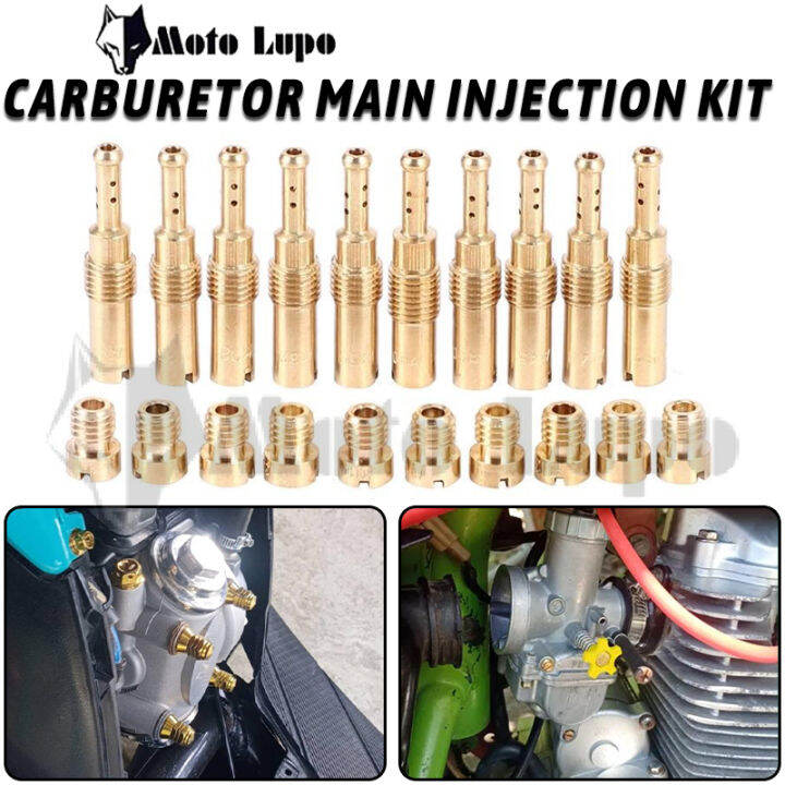 Moto Lupo Carburetor Main Jet Kit Set Slow/Pilot Jet For PWK For Keihin ...