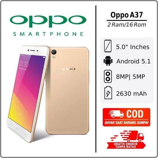 OPPO A37 RAM 2GB INTERNAL 16GB SECOND ORIGINAL | Lazada Indonesia