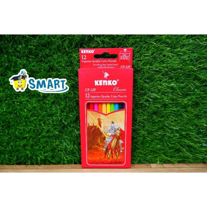 KENKO PENCIL WARNA CLASSIC CP-12F 12C PANJANG DUS | Lazada Indonesia