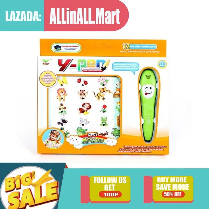 ALLinALL,mart YPEN Intelligent Speaking Learning Pen for Kids (Battery ...