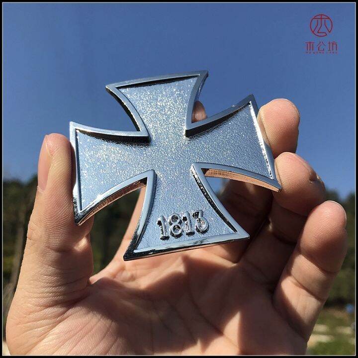 Mugongfang German Prussia 1813 iron cross metal car sticker C column ...