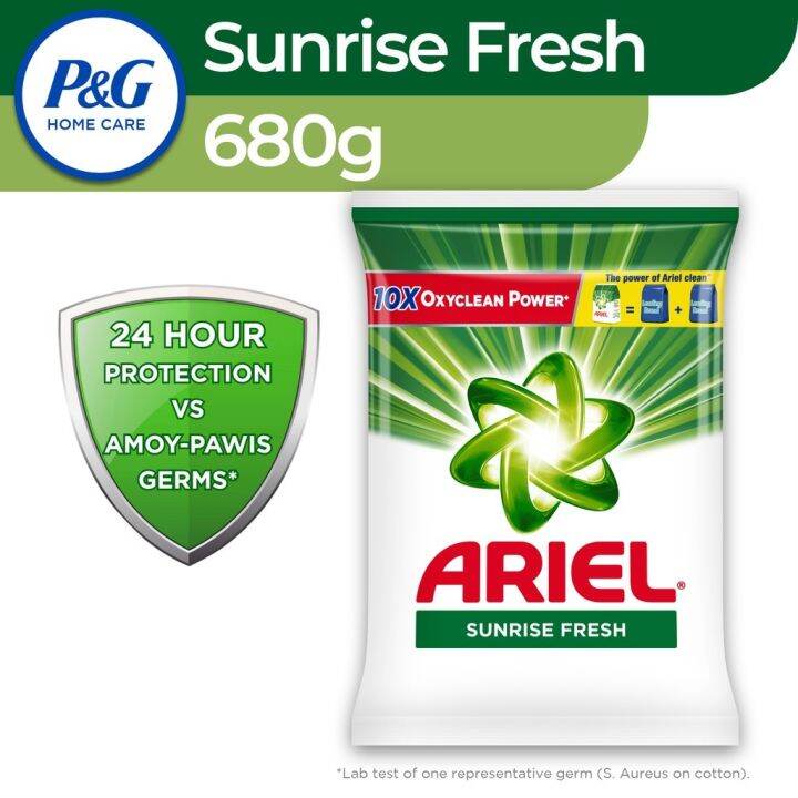 Ariel Sunrise Fresh Powder Detergent 680g | Lazada PH