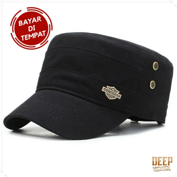 Topi Komando Militer | Topi Comando Ori | Flat Cap Army Pria | Topi ...