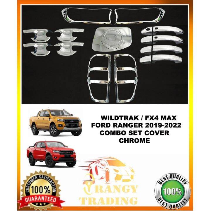 Ford Ranger T8 WILDTRAK 2019 to 2022 / FX4 MAX 2022 Garnish Combo set ...