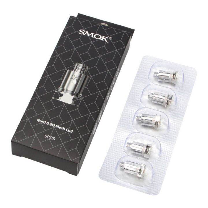 Smok Nord Mesh Coil 0.6ohm & Smok Nord Regular DC Coil 0.6 Dual SOLD ...