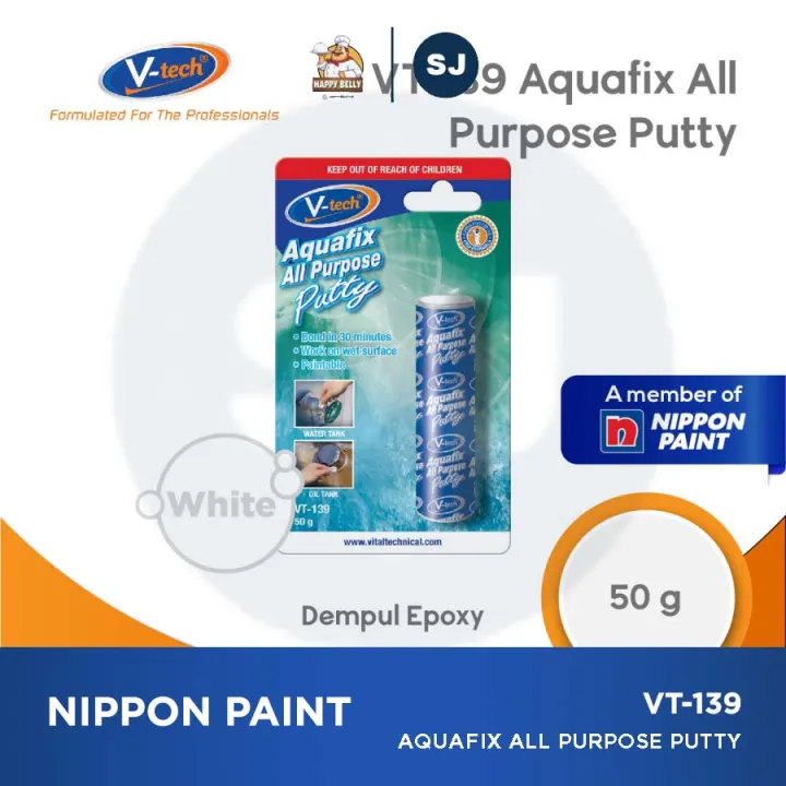 Vtech VT14 rapid steel epoxy 48 gram / lem epoxy dua komponen Warna a ...