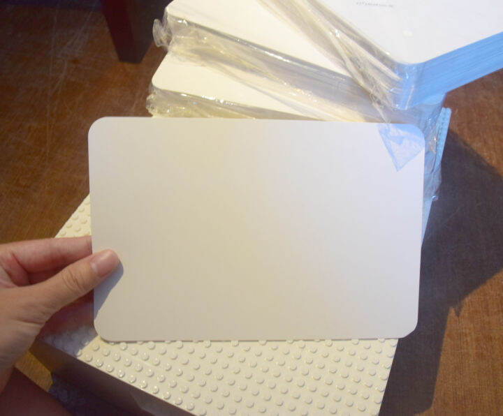 [SG]100PCS DIY Blank Flash Card Paper Double-Sided printable writable ...