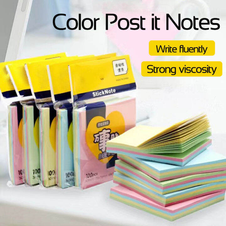 Lukas Ins Style Post It Note Student'S Creativity Cute Fluorescent ...