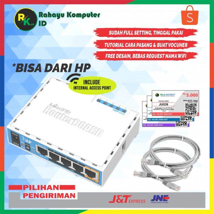 Mikrotik Rb951 Full Setting Sistem Voucher Usaha Wifi Hotspot RT RW NET ...