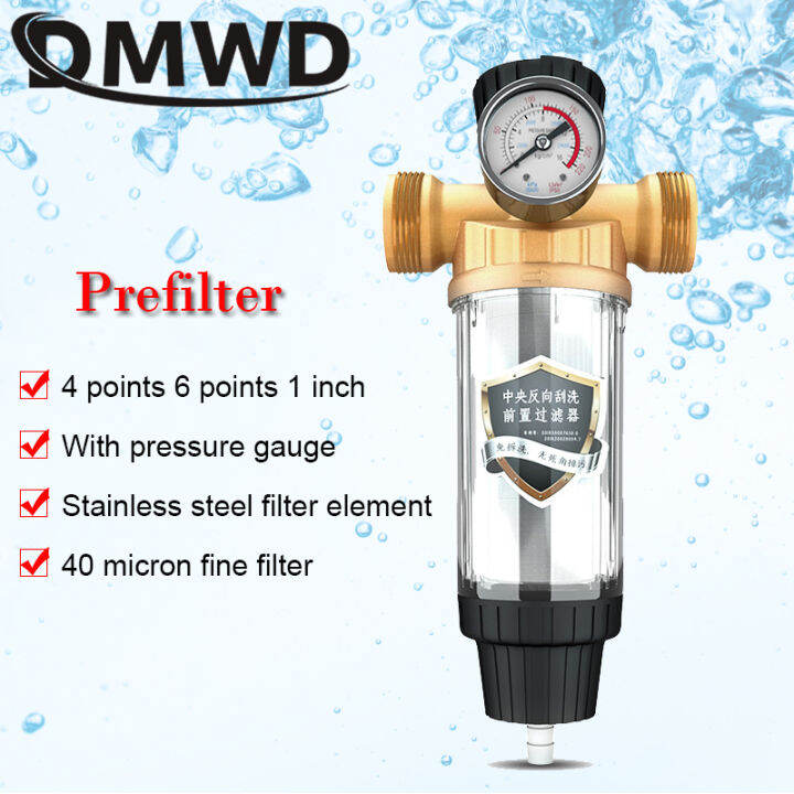 【cw】Direct Drinking Tap Front Purifier Copper Lead Pre-filter Backwash ...