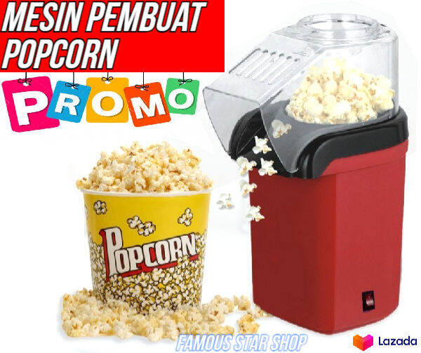 Mesin Pembuat Popcorn Mini Mesin Maker Popcorn Listrik / Popkorn Maker ...