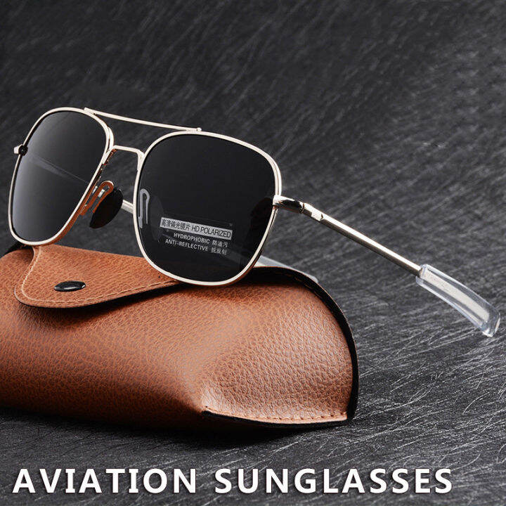 OYKI Fashion Aviation Style UV400 Men's AO Pilot Sunglasses Brand ...