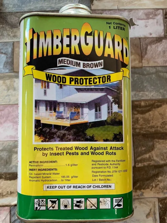 Timber Guard Wood Protector Medium Brown - 1 Liter | Lazada PH