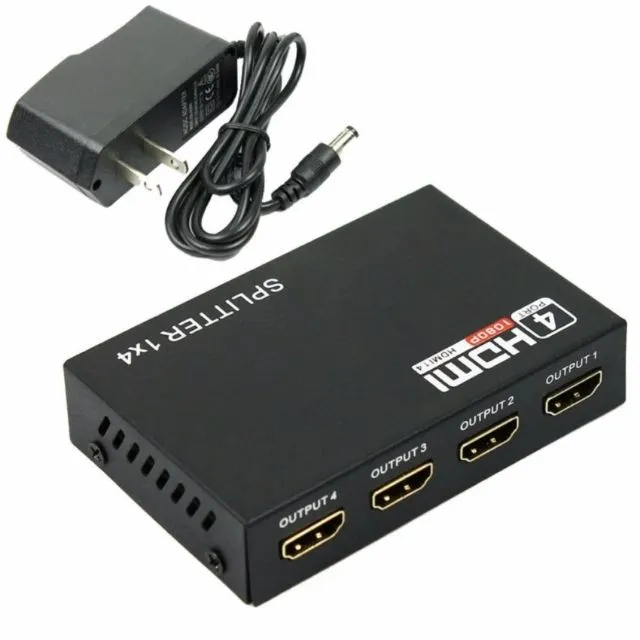 1in4 out Hub Full 1080p HD 4 port HDMI Splitter Amplifier 10 | Lazada PH