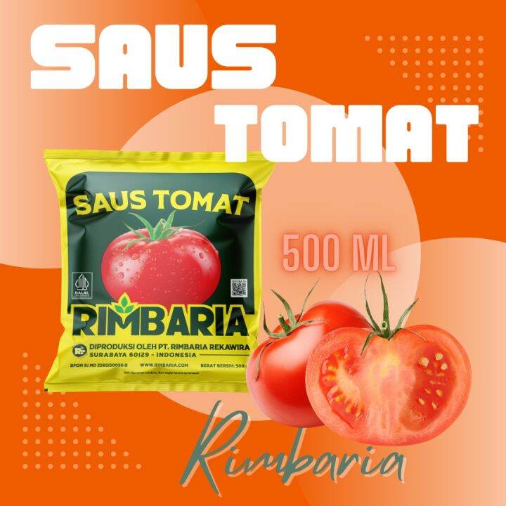 saos tomat 500gr rimbaira kemasan bantal | Lazada Indonesia