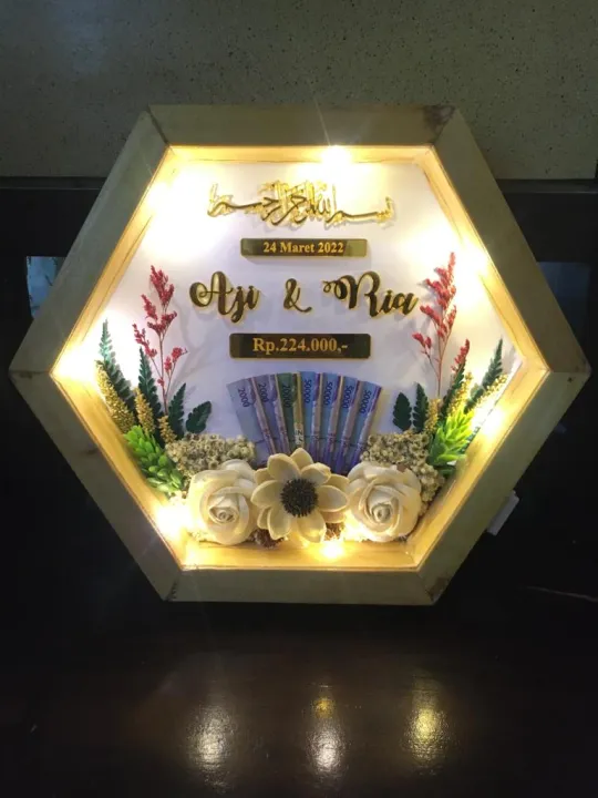 CUSTOM MAHAR HEXAGONAL UKURAN 30 CM | Lazada Indonesia