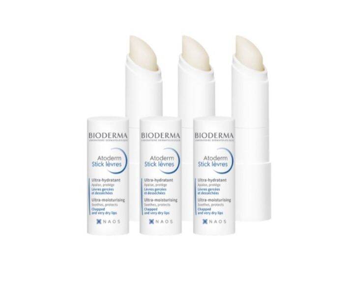 Bioderma Atoderm Levres Moisturising Stick Lip Balm x 3 | Lazada Singapore