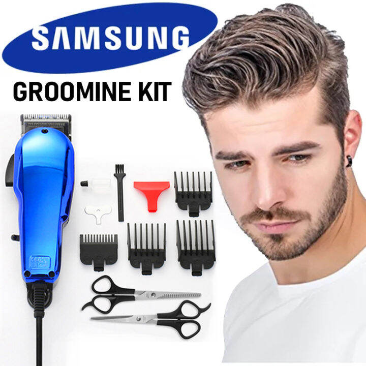 Hair Clipper Men Original Set Heavy Duty Electric Razor With Wires Plug ...