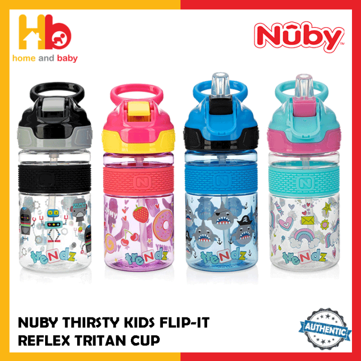 NUBY THIRSTY KIDS FLIP-IT REFLEX TRITAN CUP | Lazada Singapore