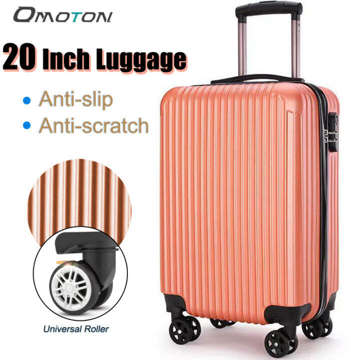 OMOTON Luggage Suitcase Universal Wheel 360 Degree Rotation Travel Bag ...
