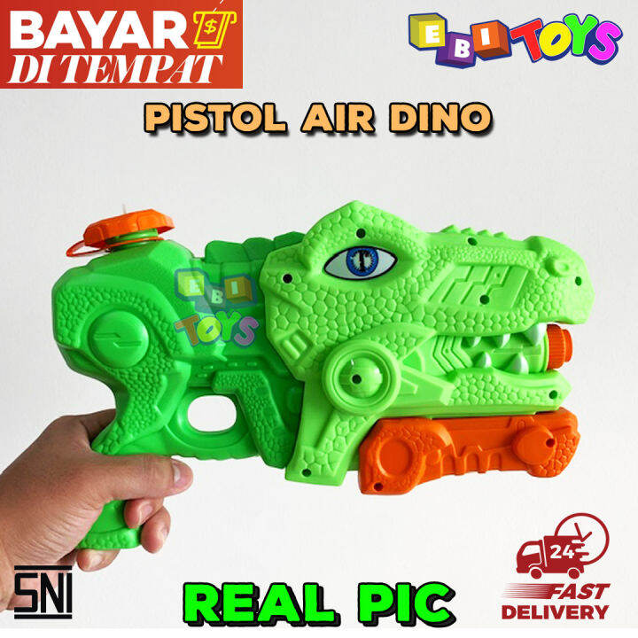 (PROMO) EBI - Mainan Pistol Air Model Dino Pistol Air Dinosaurus Pistol ...