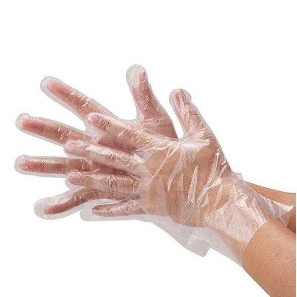 50 PCS Glove Disposable Plastic Hand Gloves Sarung Tangan Plastik Pakai ...