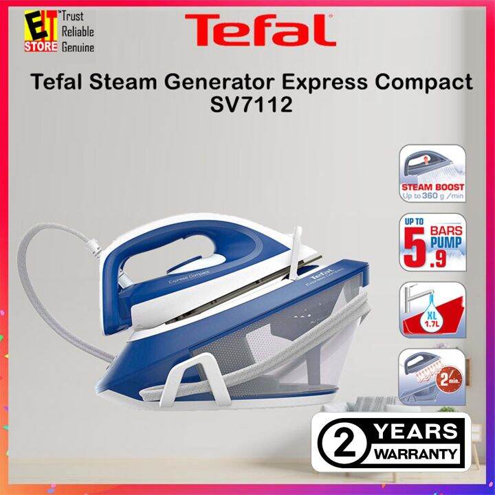 Tefal Steam Generator Express Compact SV7112 (SV7112G0) | Lazada