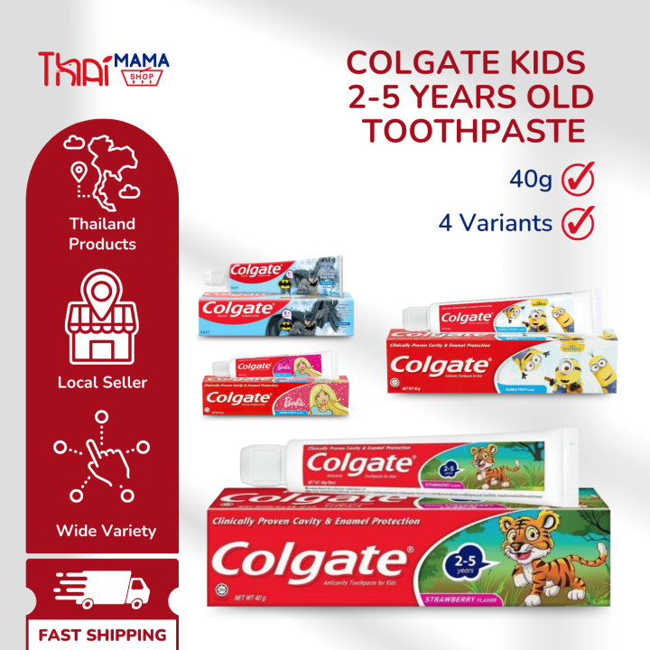 Colgate Kids 2-5 Years Old Toothpaste 40g | Lazada Singapore